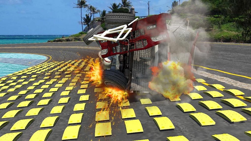100 Speed Bump Extreme Car Crash Simulator Game for Android - Download