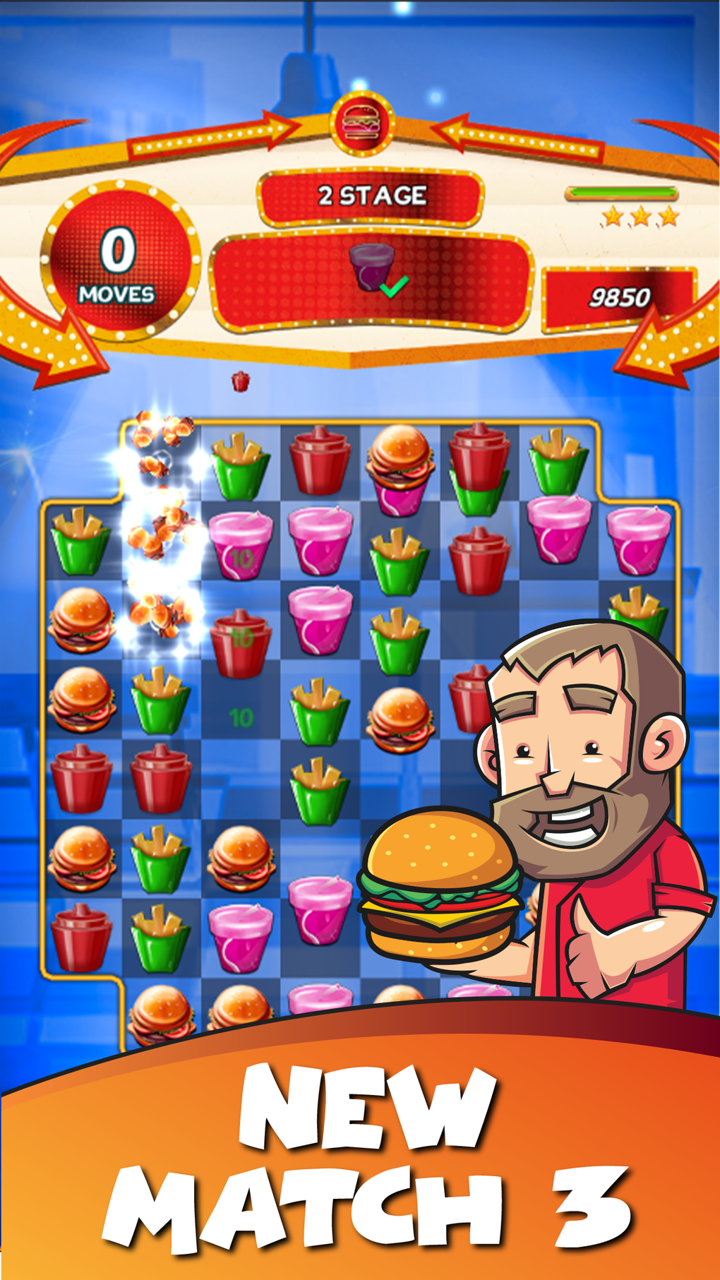 Burger Match 3 for iPhone - Download
