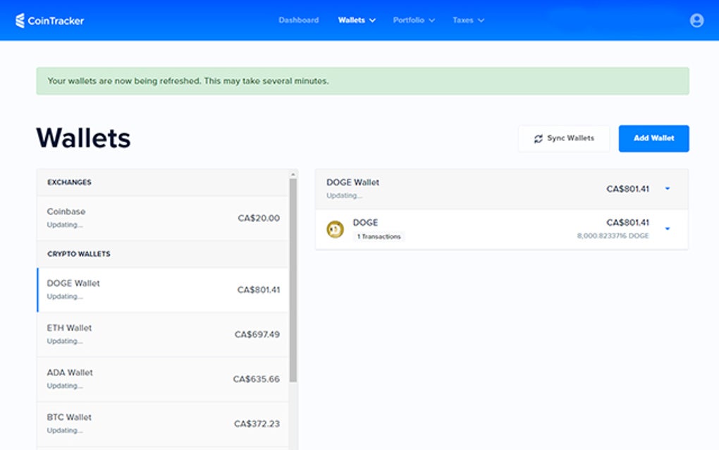 CoinTracker Wallet Syncer Google Chrome 용 - 확장 프로그램 다운로드