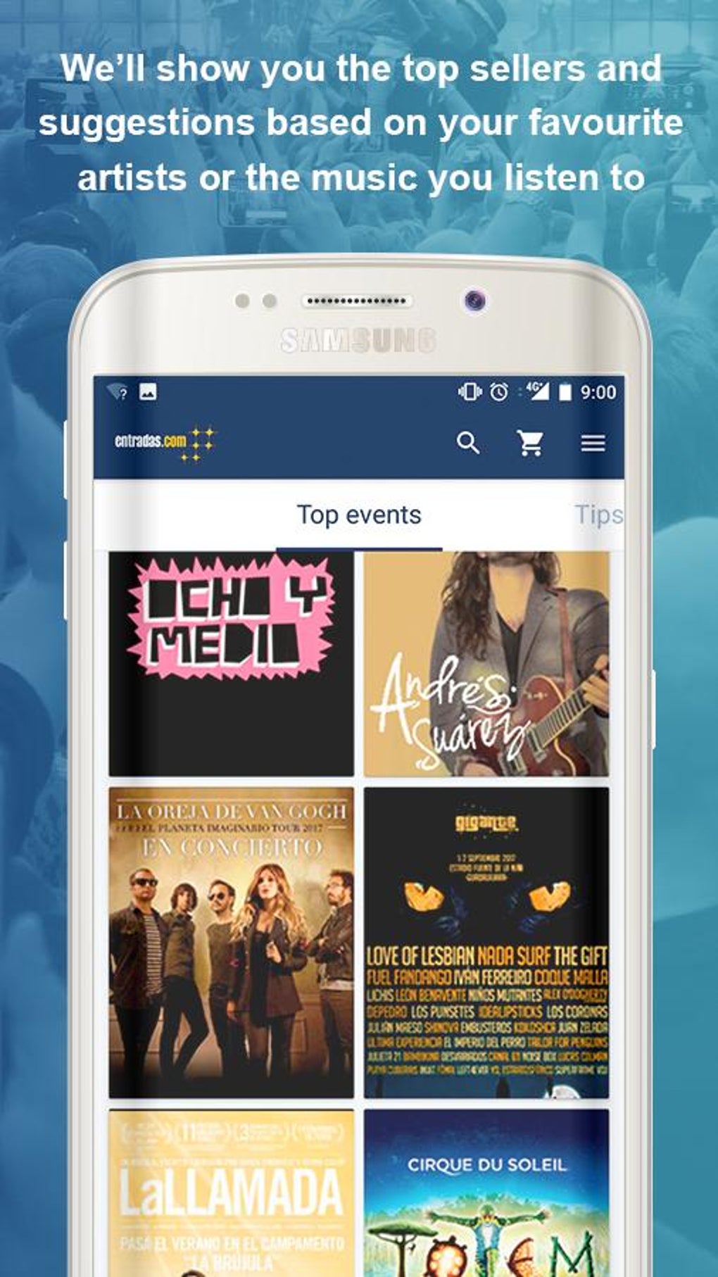 Android 용 Entradas.com APK - 다운로드