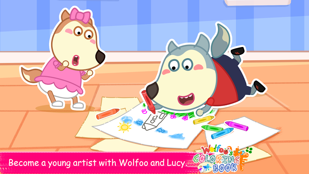 Wolfoos Coloring Book para Android - Descargar