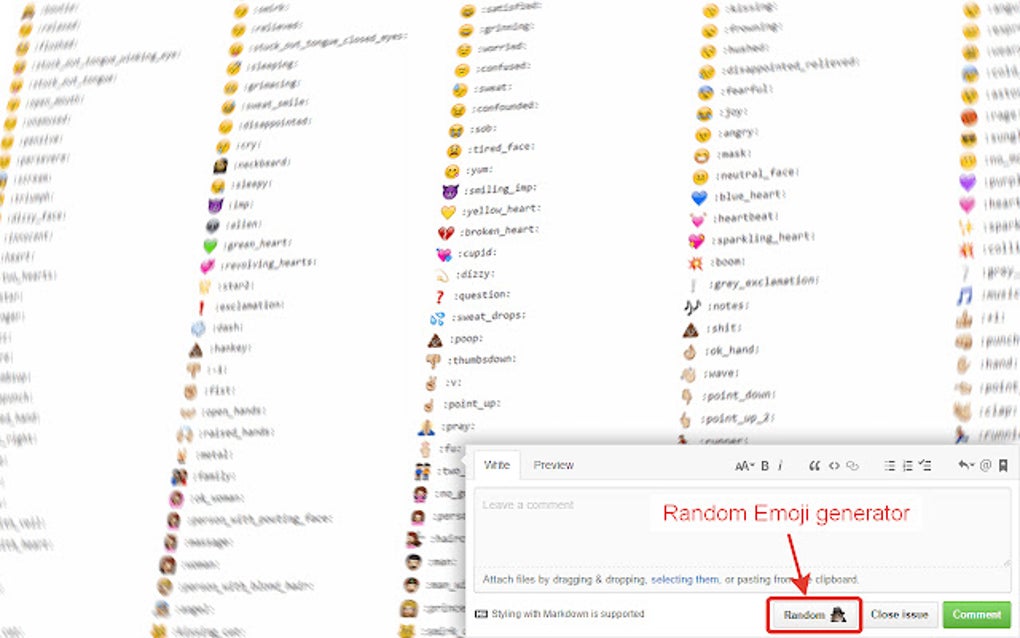 Random Emoji Generator para Google Chrome - Extensión Descargar