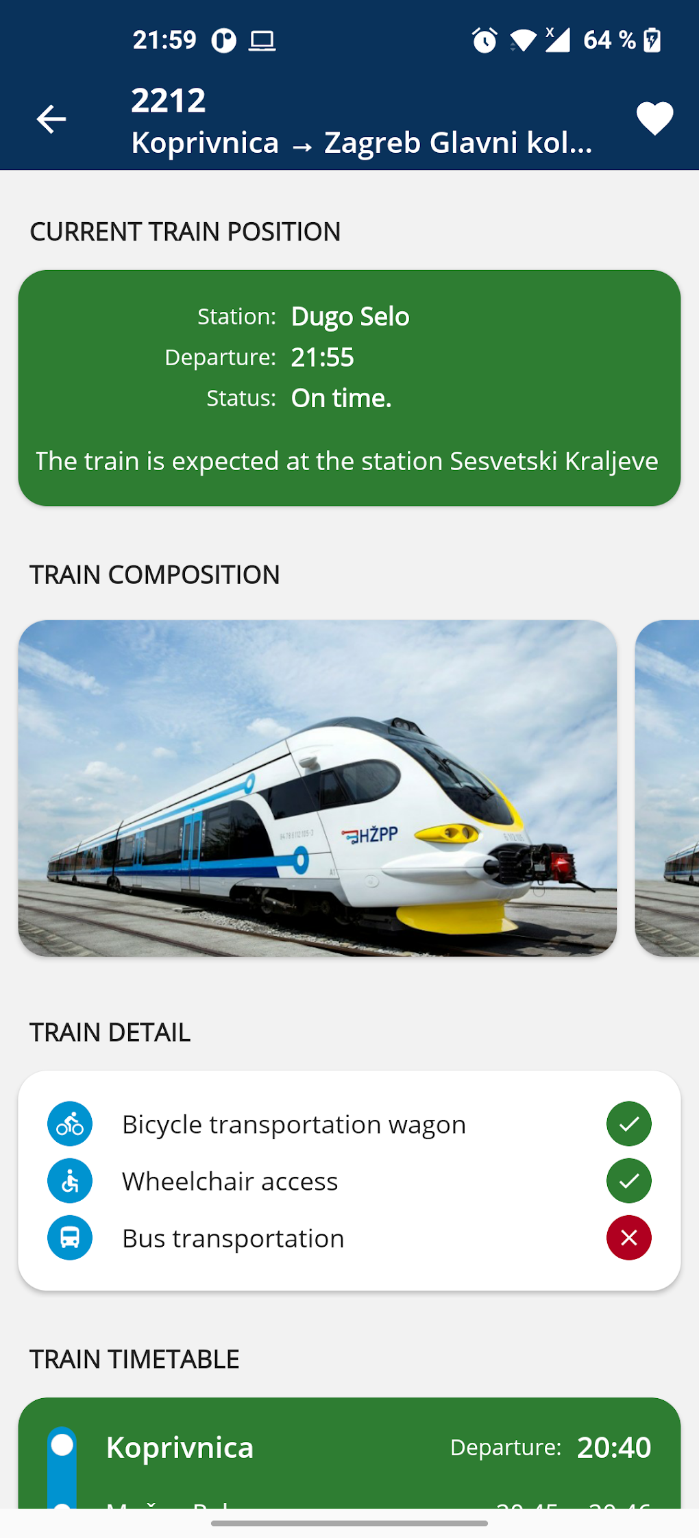 HŽPP Planer Your companion on the train journey for Android - Download