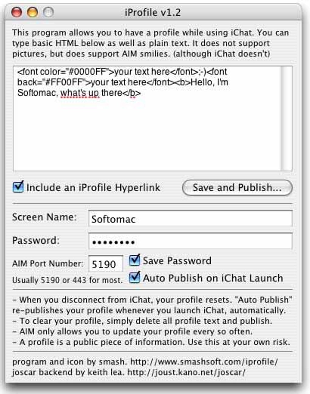 iProfile para Mac - Descargar