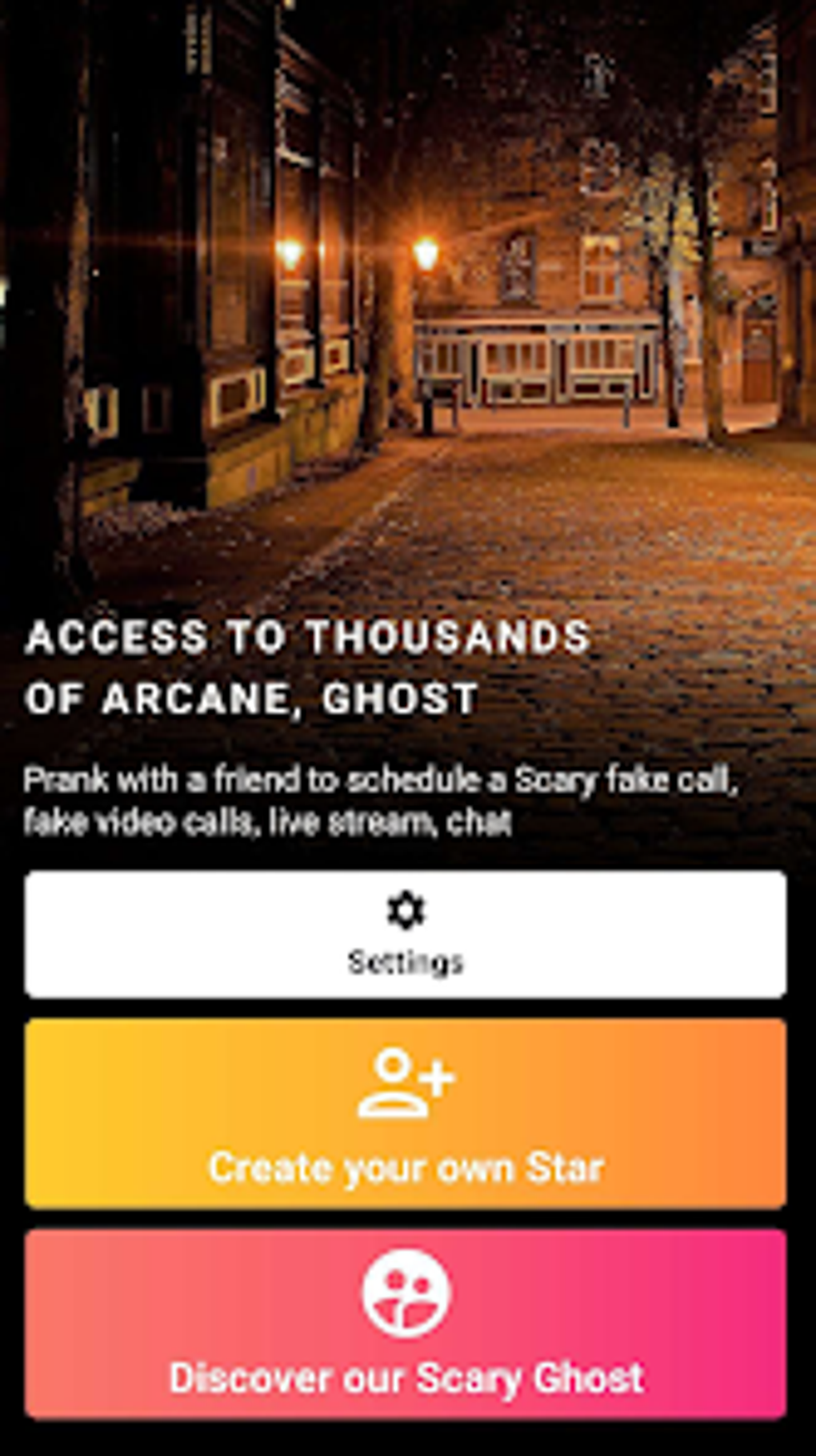 Scary Fake Call - Video Chat para Android - Descargar
