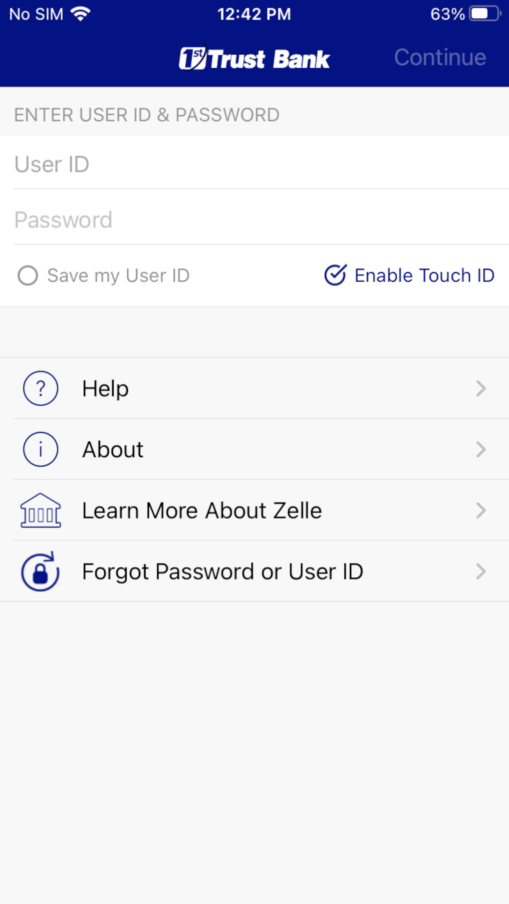 1st Trust Mobile for iPhone - Download