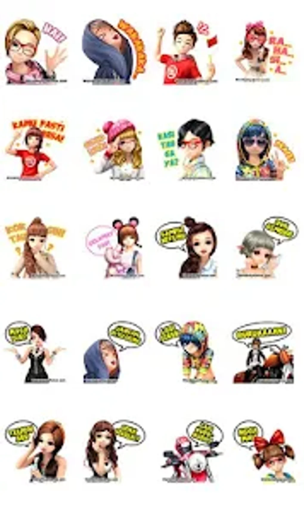 Sticker World In AyoDance для Android — Скачать