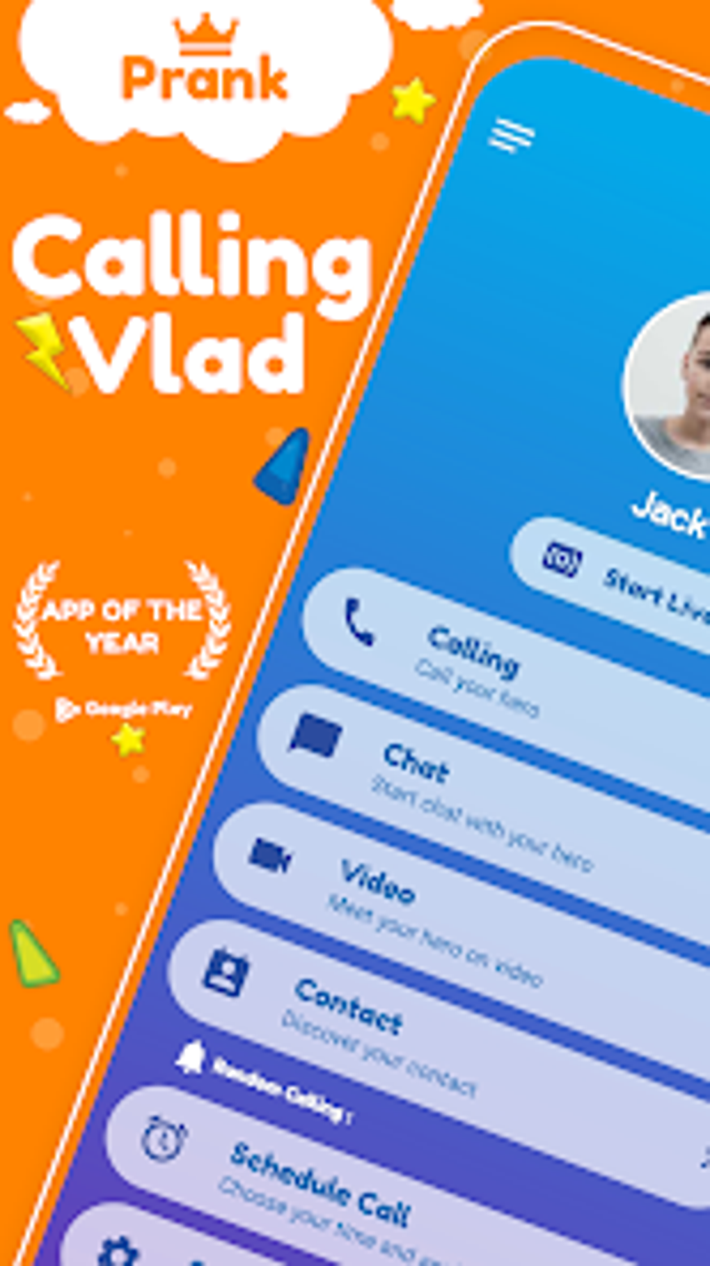 Vlad video chat call : prank for Android - Download