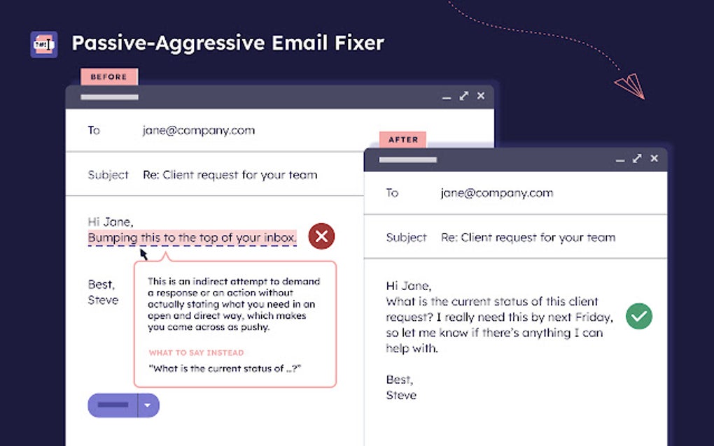 Passive-Aggressive Email Fixer para Google Chrome - Extensión Descargar