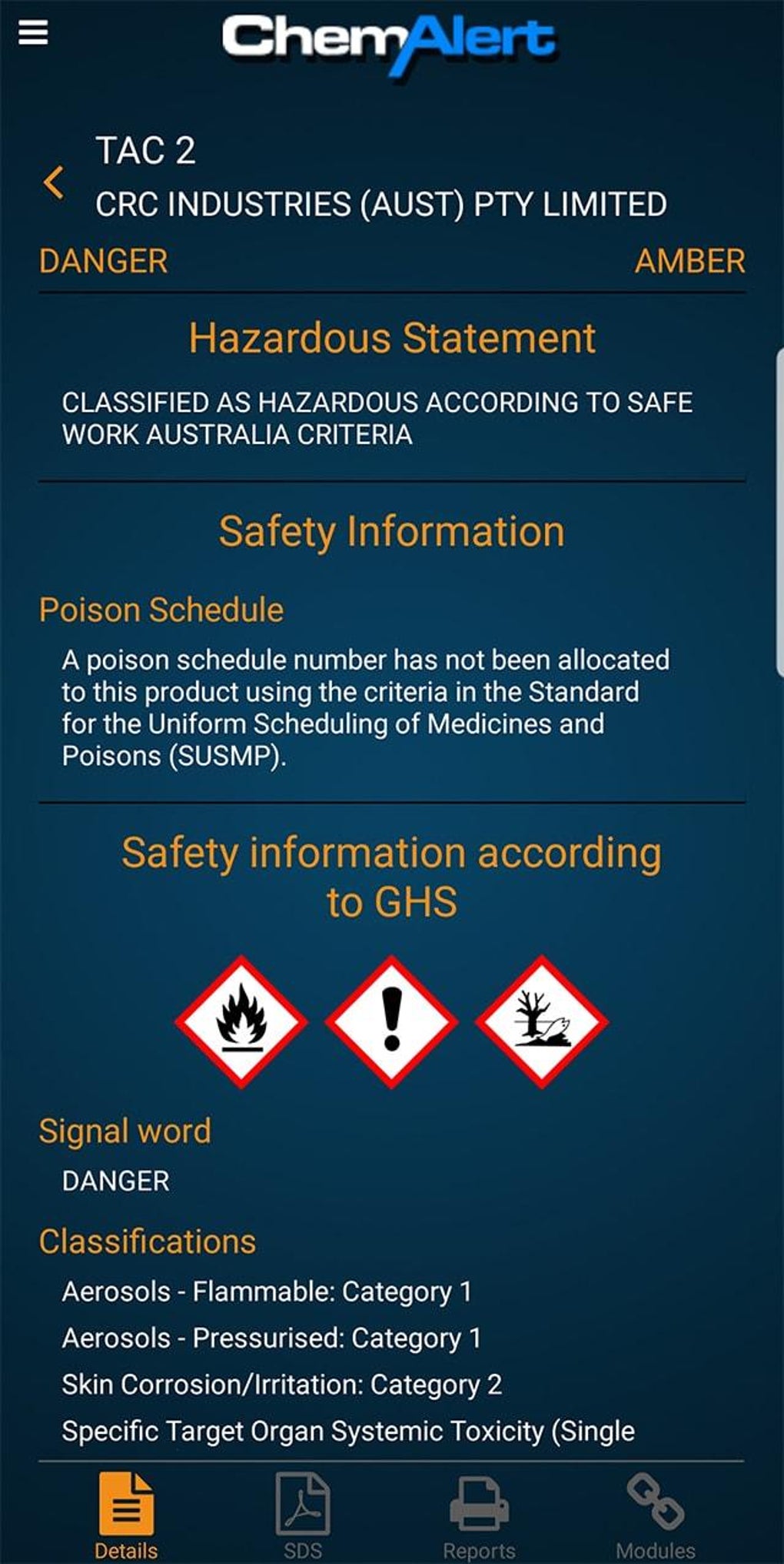 ChemAlert for Android - Download