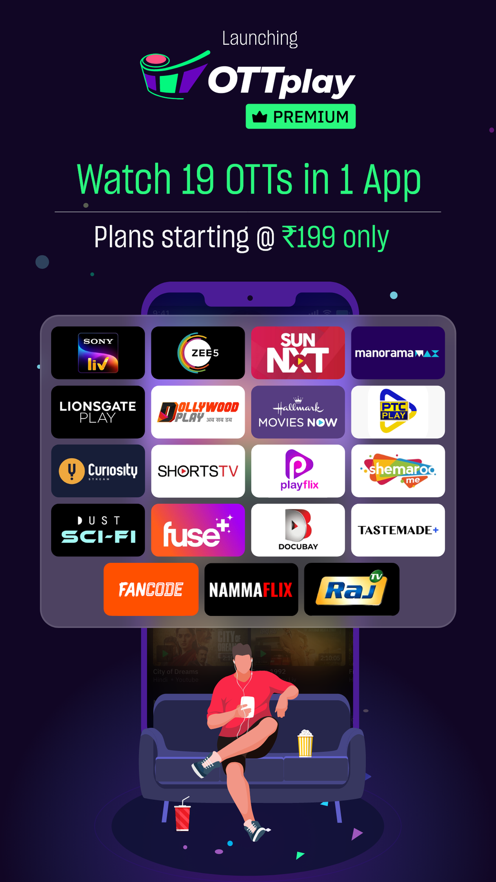 OTTplay para iPhone - Descargar