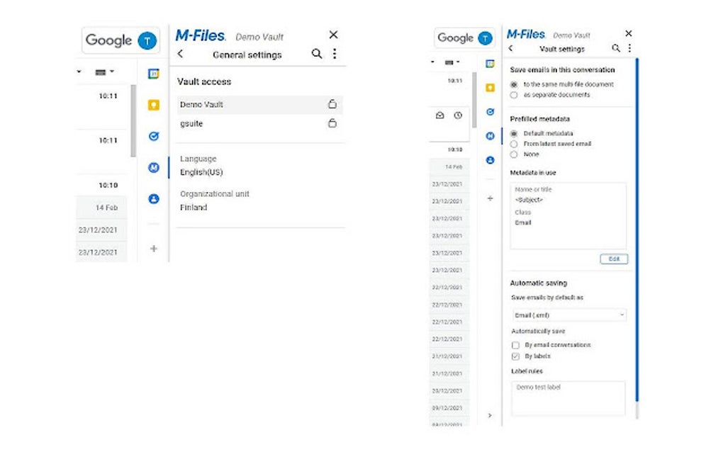 M-Files for Google Workspace™ para Google Chrome - Extensión Descargar