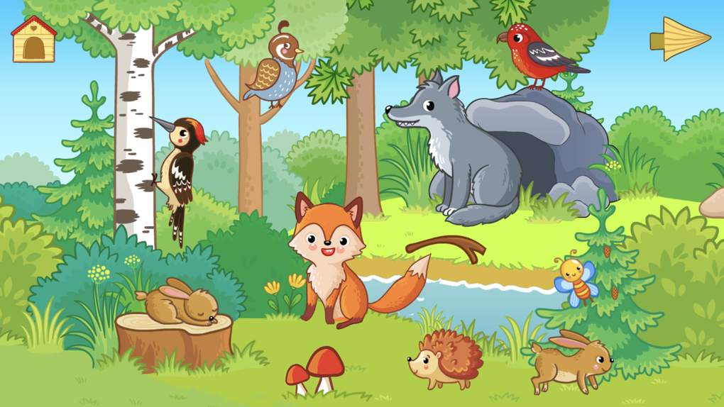 Baby animal games: fun puzzle for iPhone - Download