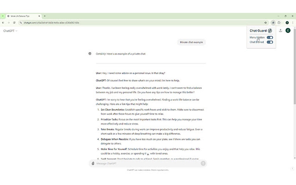 Chat Guard for Google Chrome - Extension Download