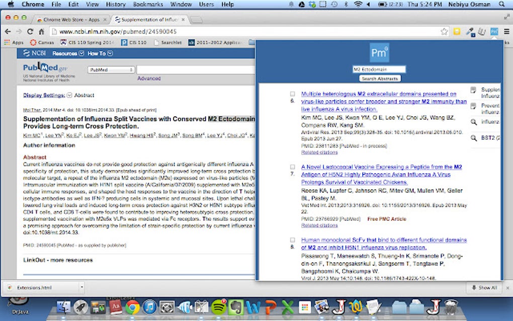 PubMed Genius for Google Chrome - Extension Download