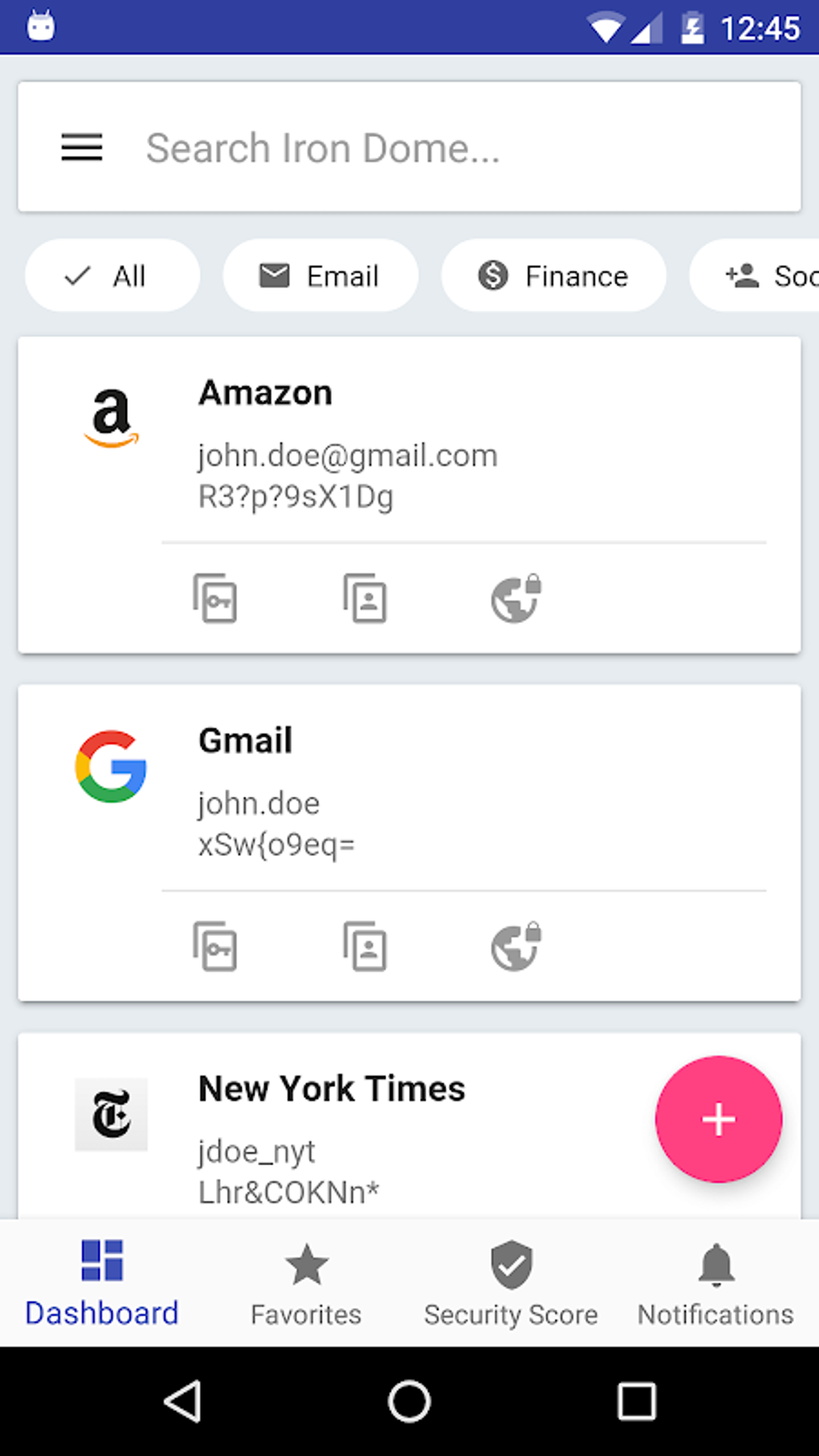 Iron Dome Password Manager APK para Android - Download