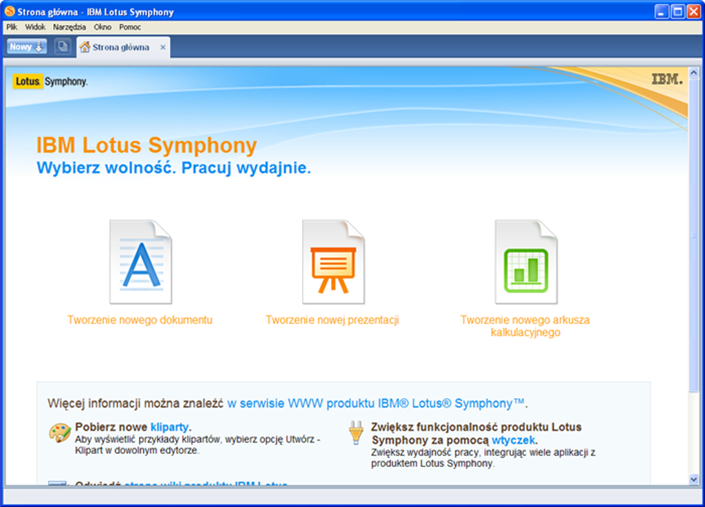 IBM Lotus Symphony - Download