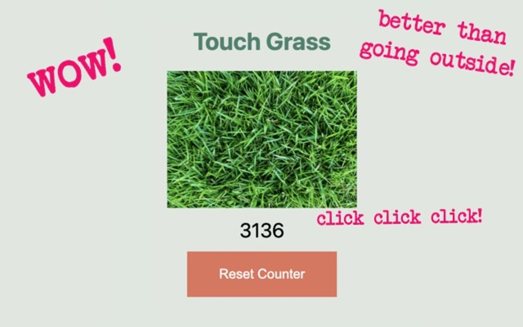 Touch Grass for Google Chrome - Extension Download Touch Grass for Google Chrome - Extension Download