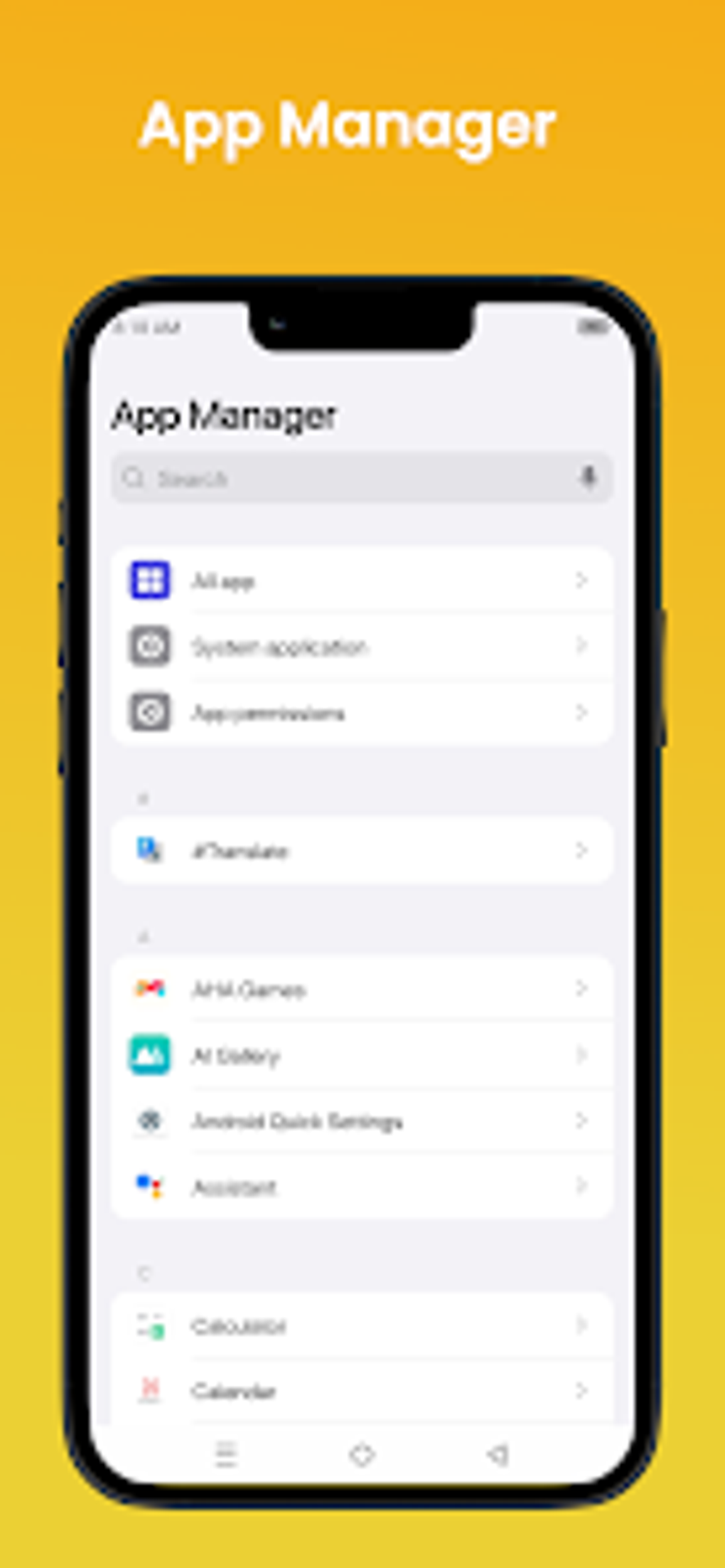 App Manager Phone 16 for Android - Download