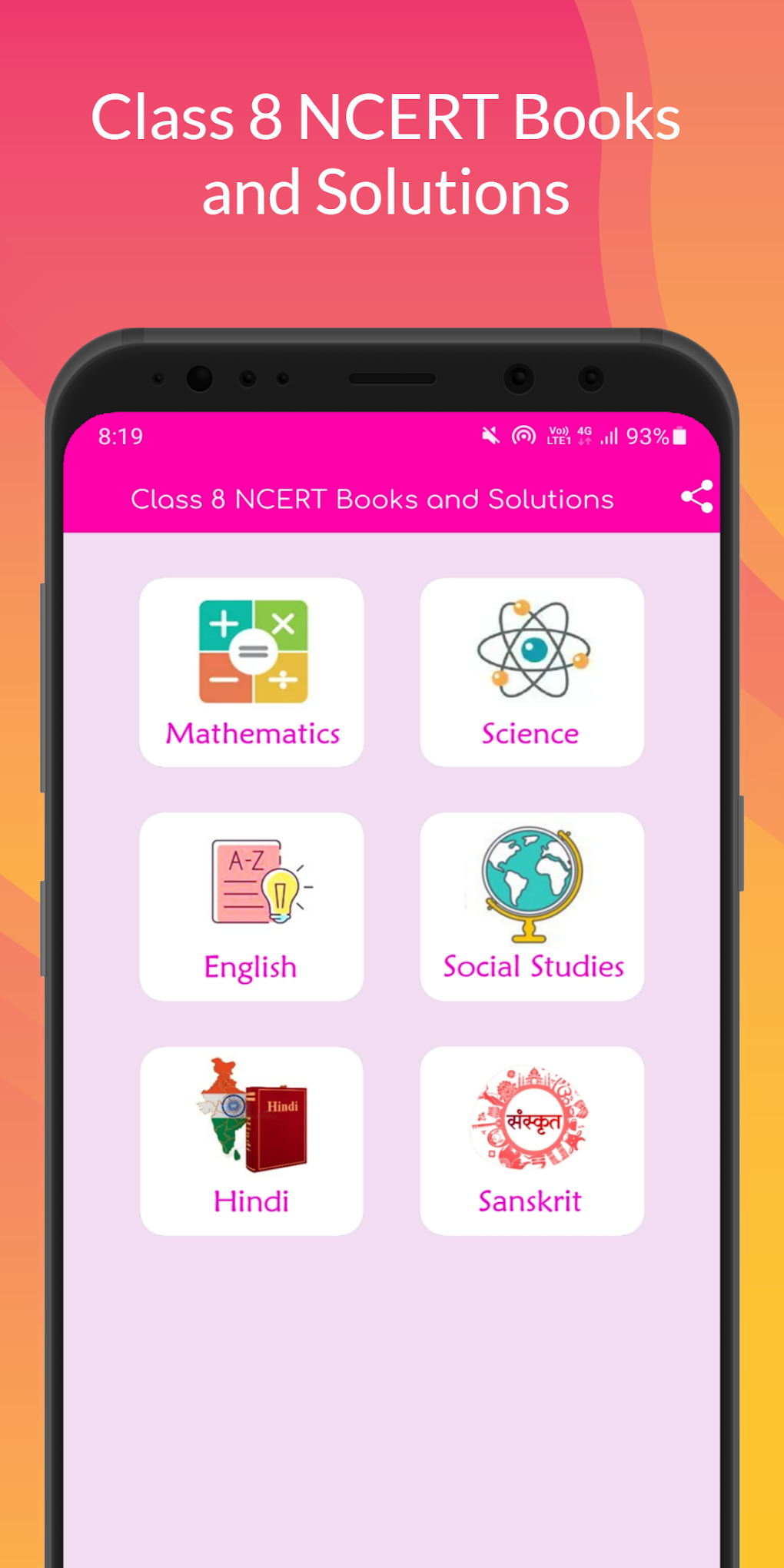 Class 8 NCERT Books Solutions Para Android Download Class 8 NCERT Books Solutions Para Android Download