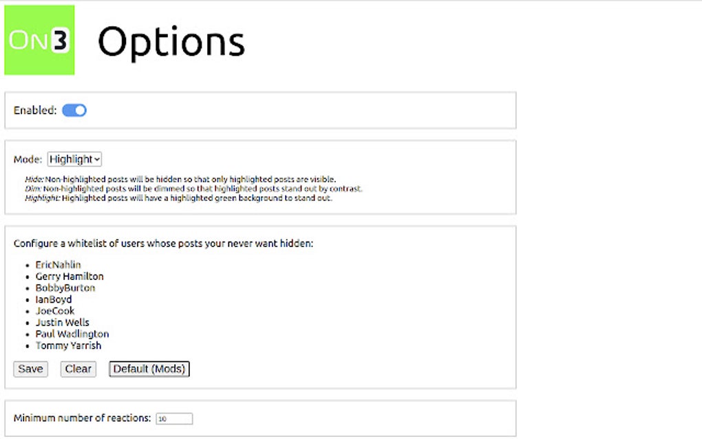 On3 Forum Highlighter (Inside Texas) para Google Chrome - Extensión Descargar