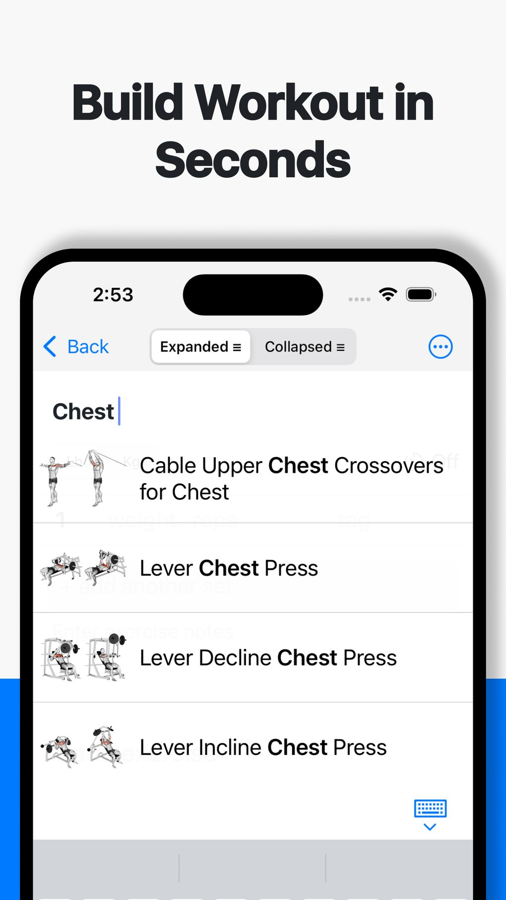 Simple Workout Log - Ironotes per iPhone - Download