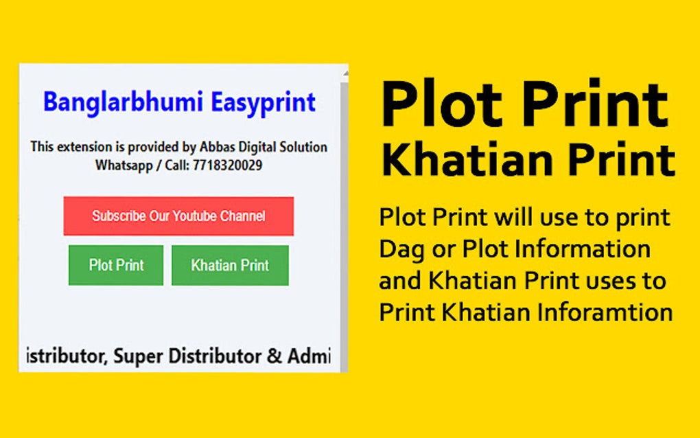 Banglarbhumi Easyprint for Google Chrome - Extension Download