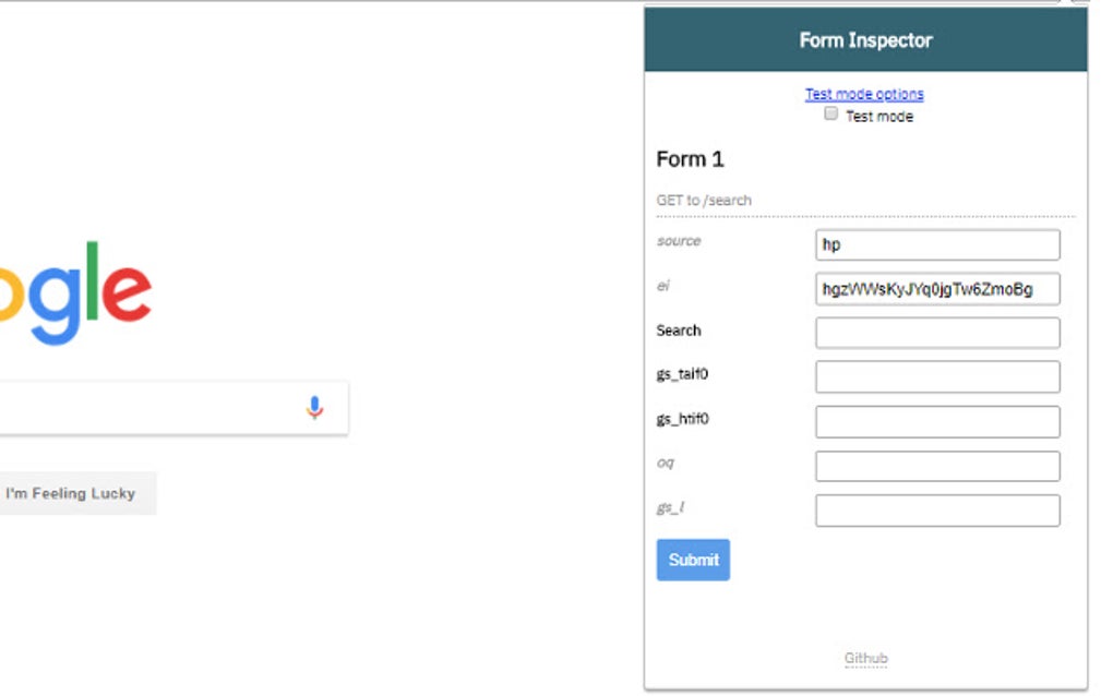 Form Inspector for Google Chrome - Extension Download