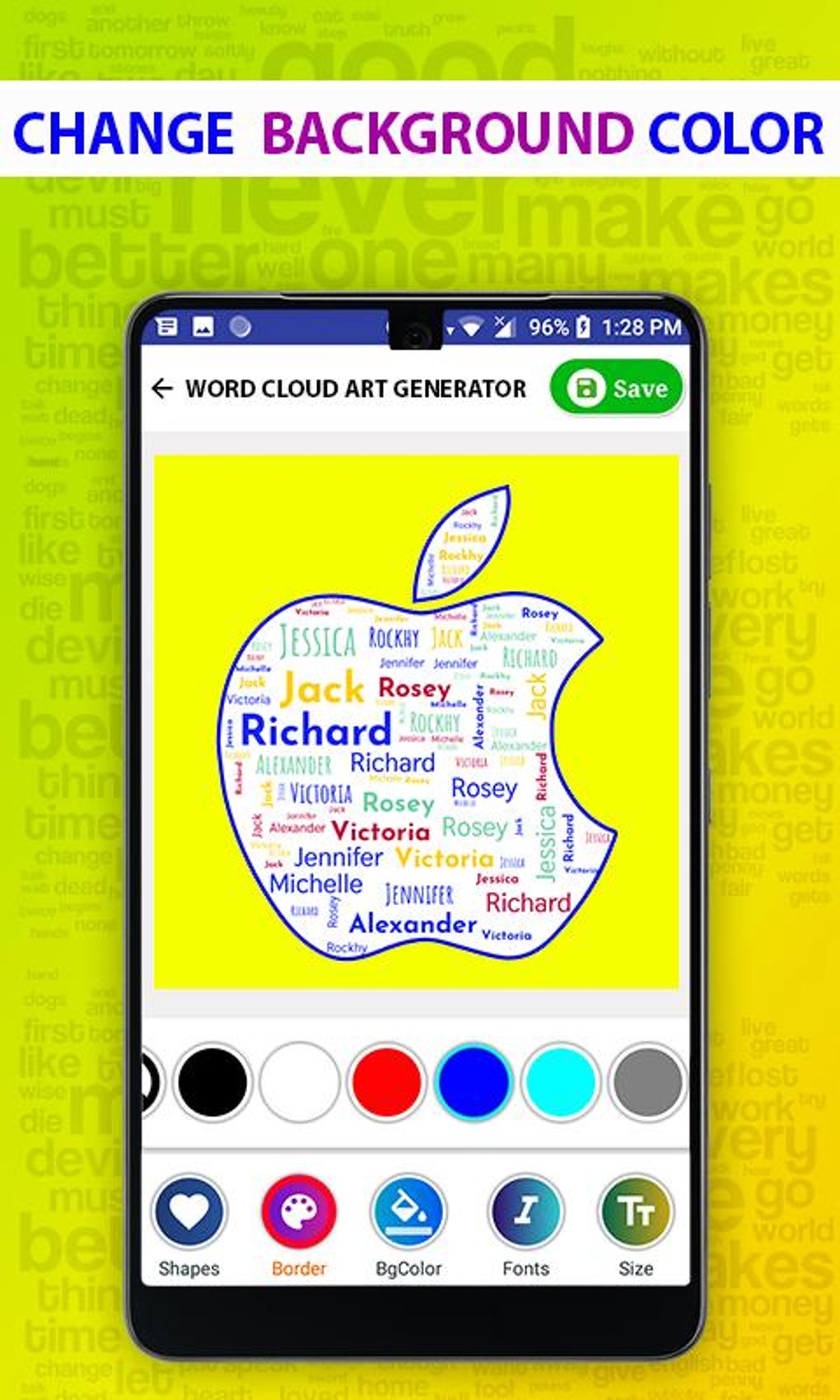 Word Cloud Art Generator pour Android - Télécharger