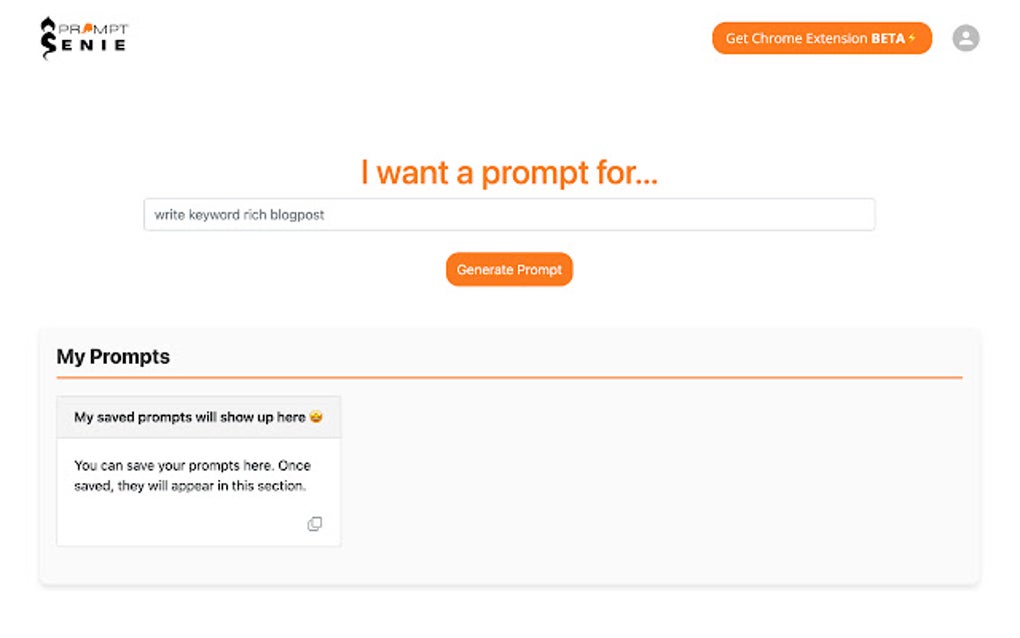 Prompt Genie: Best AI Prompt Generator для Google Chrome - Расширение ...