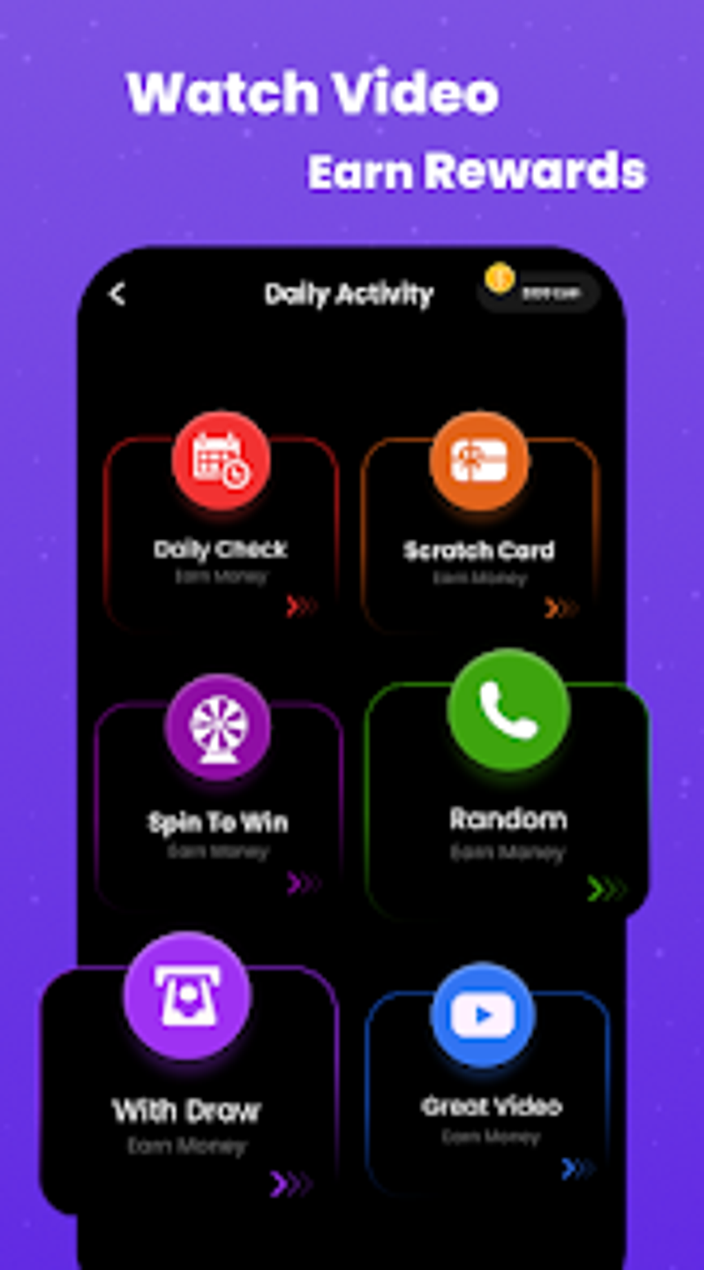 Watch Video Earn Rewards para Android - Descargar