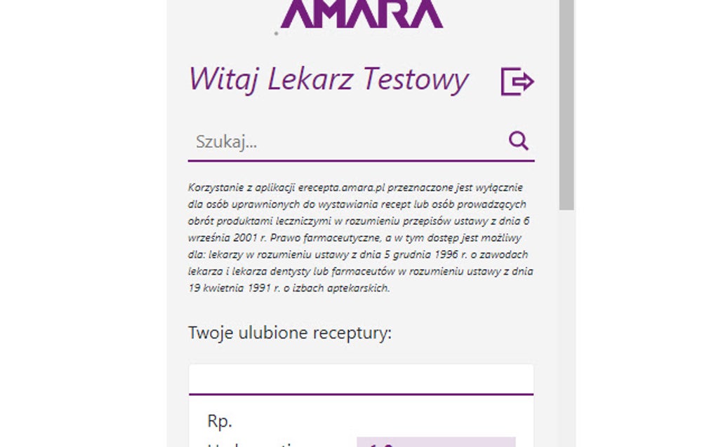 Receptariusz AMARA for Google Chrome - Extension Download