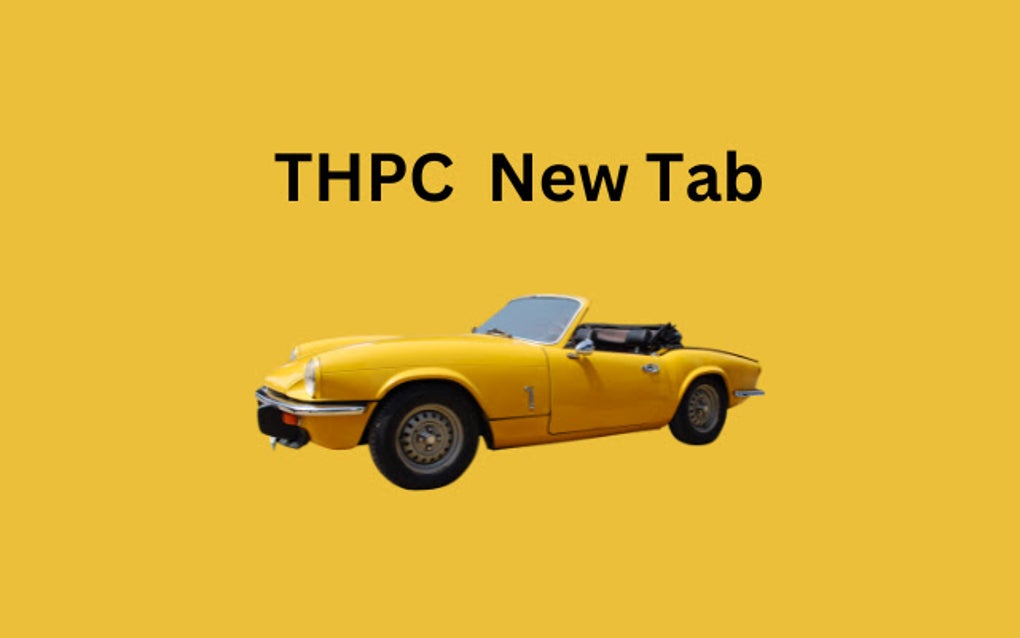 THPC cars Tab para Google Chrome - Extensión Descargar