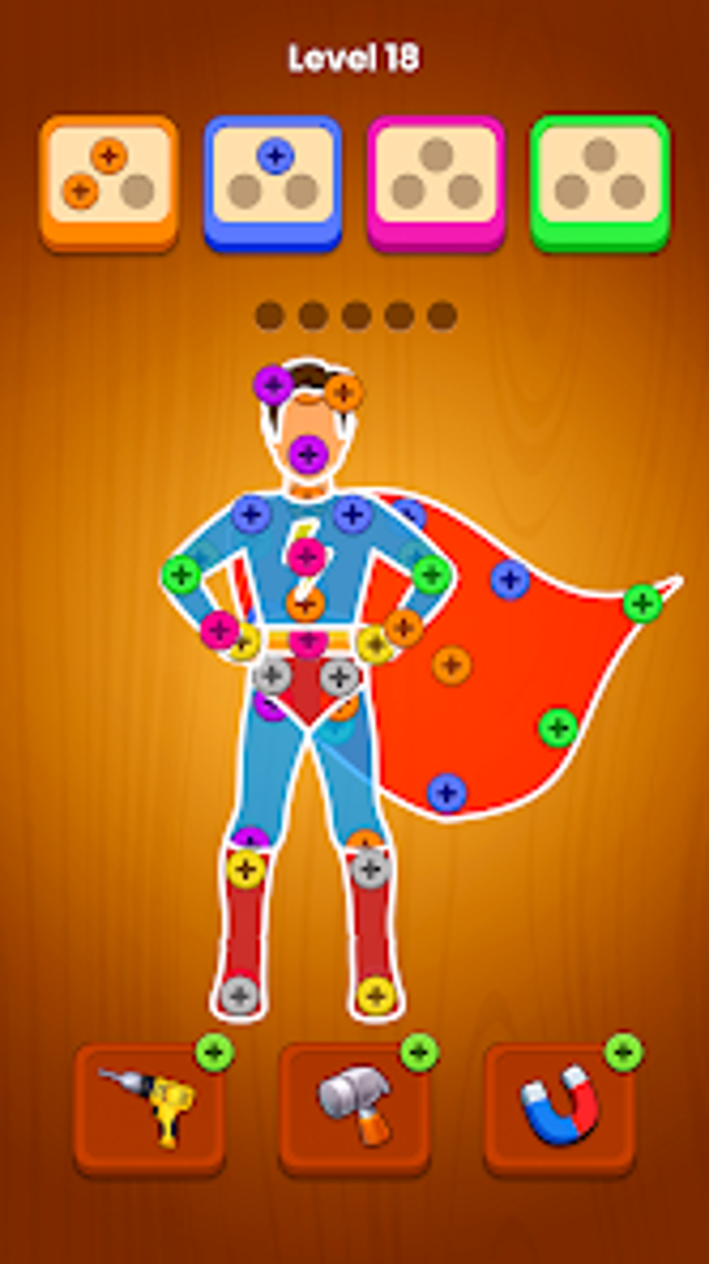 Android 용 Unscrew Nuts: Pin Jam Puzzle - 다운로드