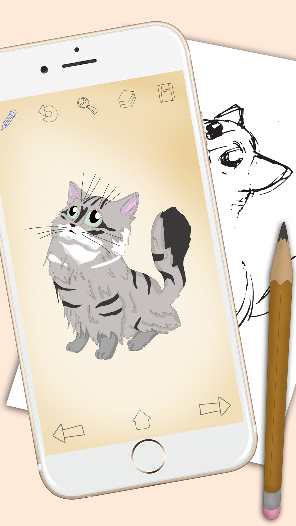 iPhone için How To Draw Cats Kittens - İndir