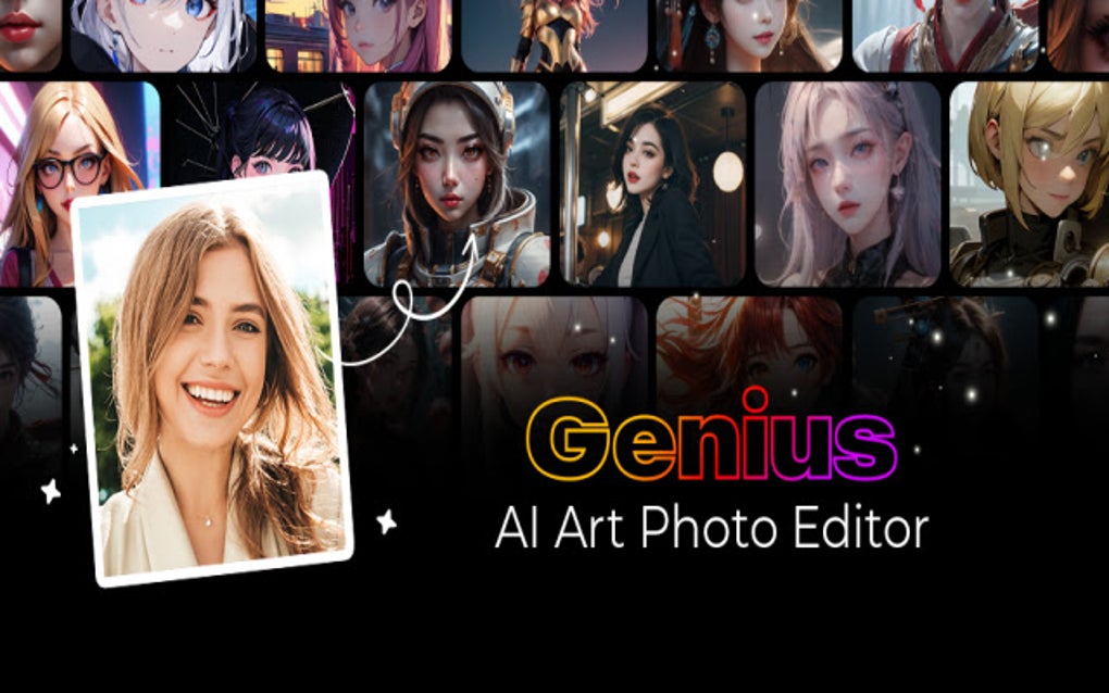 Genius: AI Art Photo Editor - Image Generator Google Chrome 용 - 확장 프로그램 다운로드