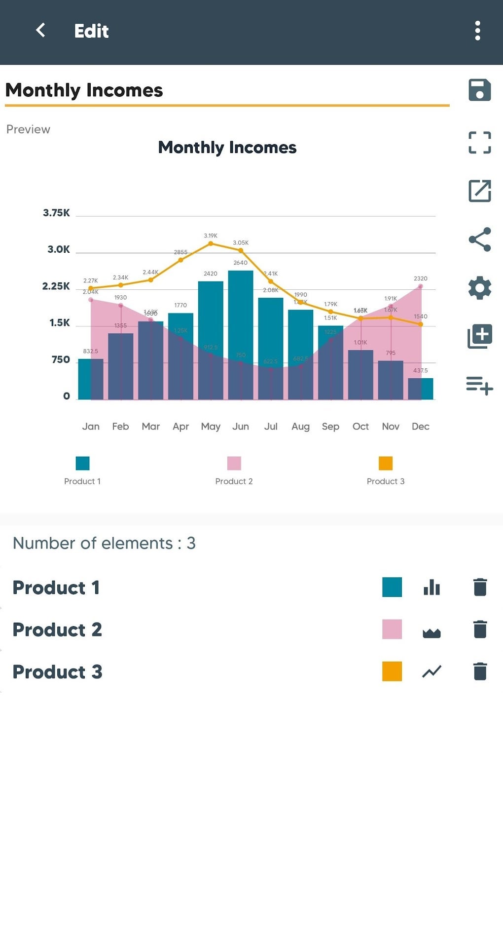 clkGraphs - Chart Maker per Android - Download