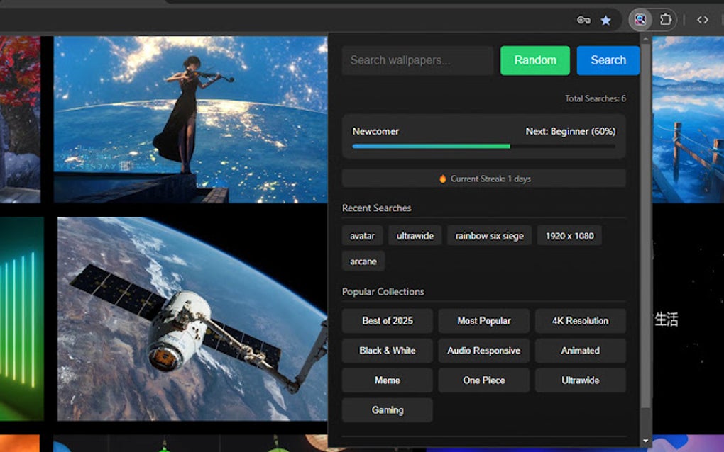 Wallpaper Engine Search for Google Chrome - Extension Download