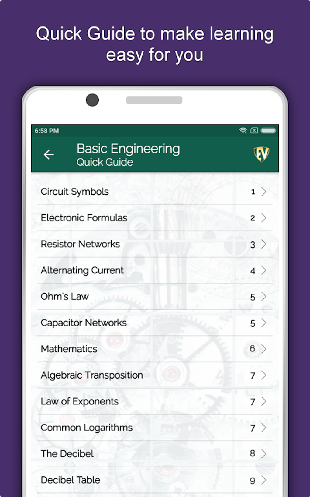 Basic Engineering Dictionary: Equations & Formulas APK para Android - Descargar