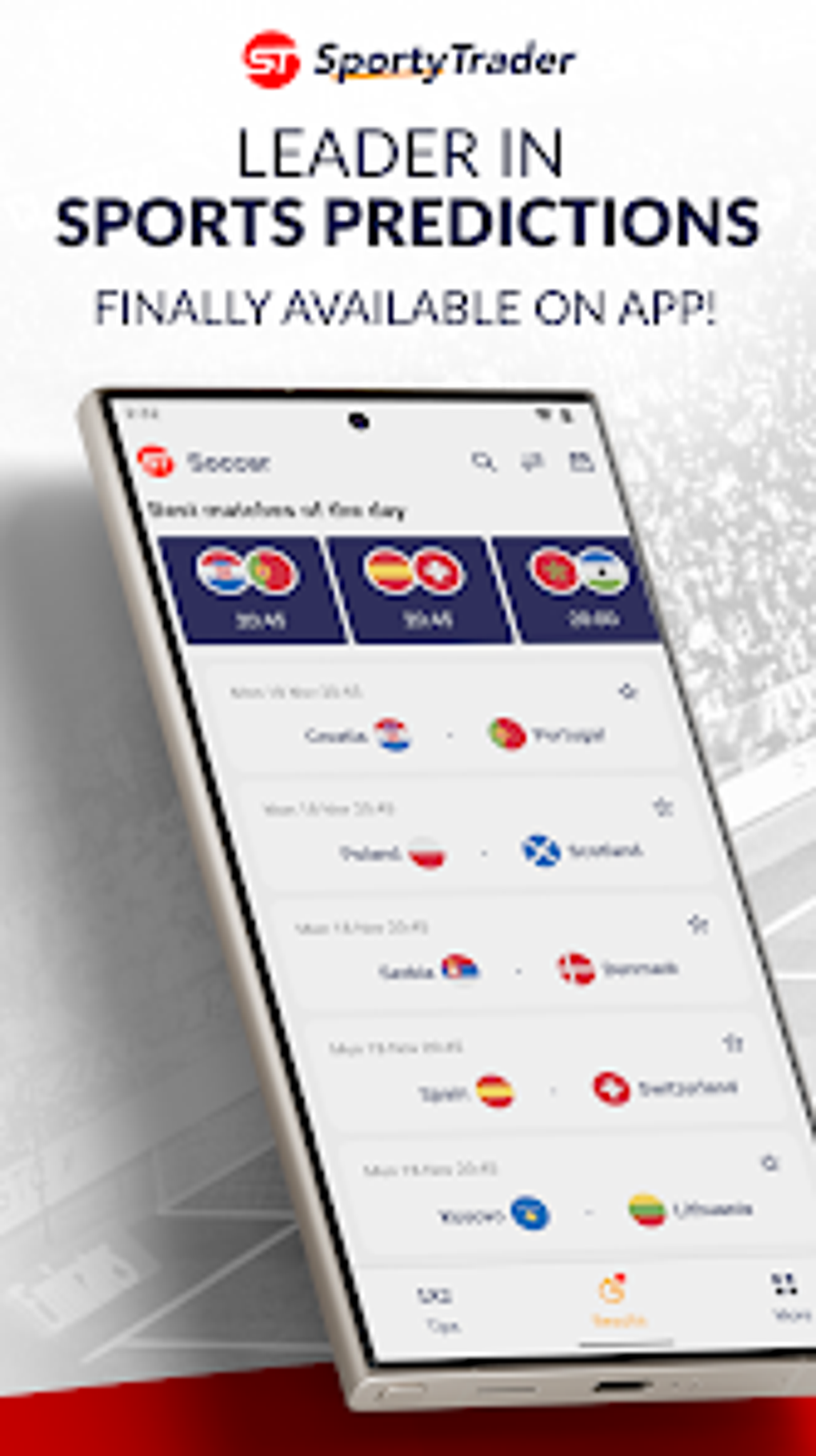 SportyTrader - Soccer Picks for Android - Download
