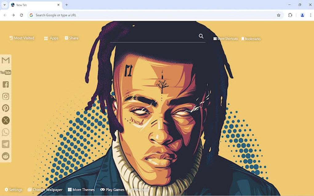 XXXTentacion Wallpaper Google Chrome 용 - 확장 프로그램 다운로드