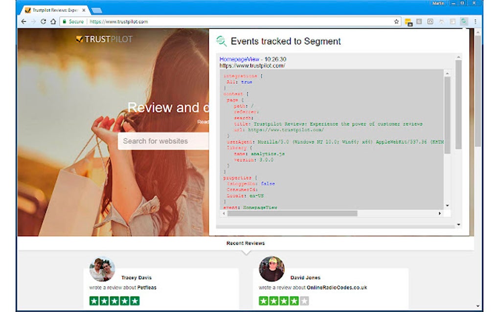 Segment Event Tracker for Google Chrome - Extension Download