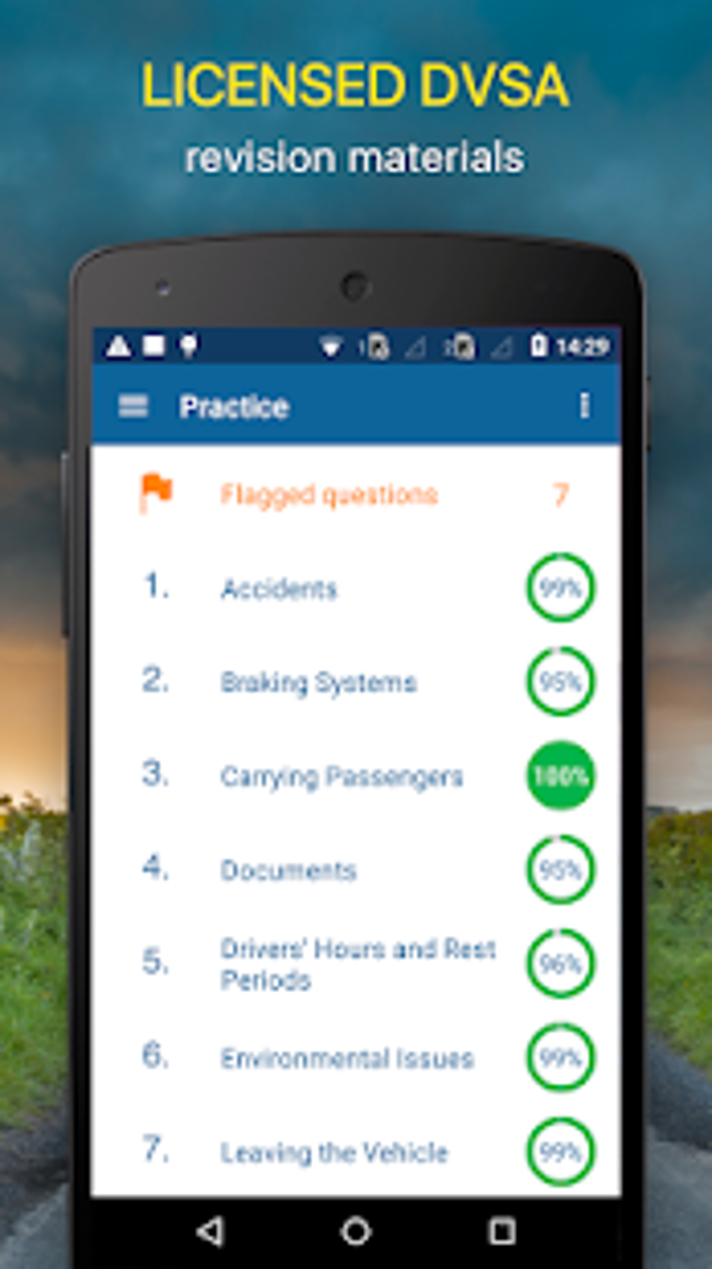 PCV Theory Test and Hazard Perception 2020 cho Android - Tải về