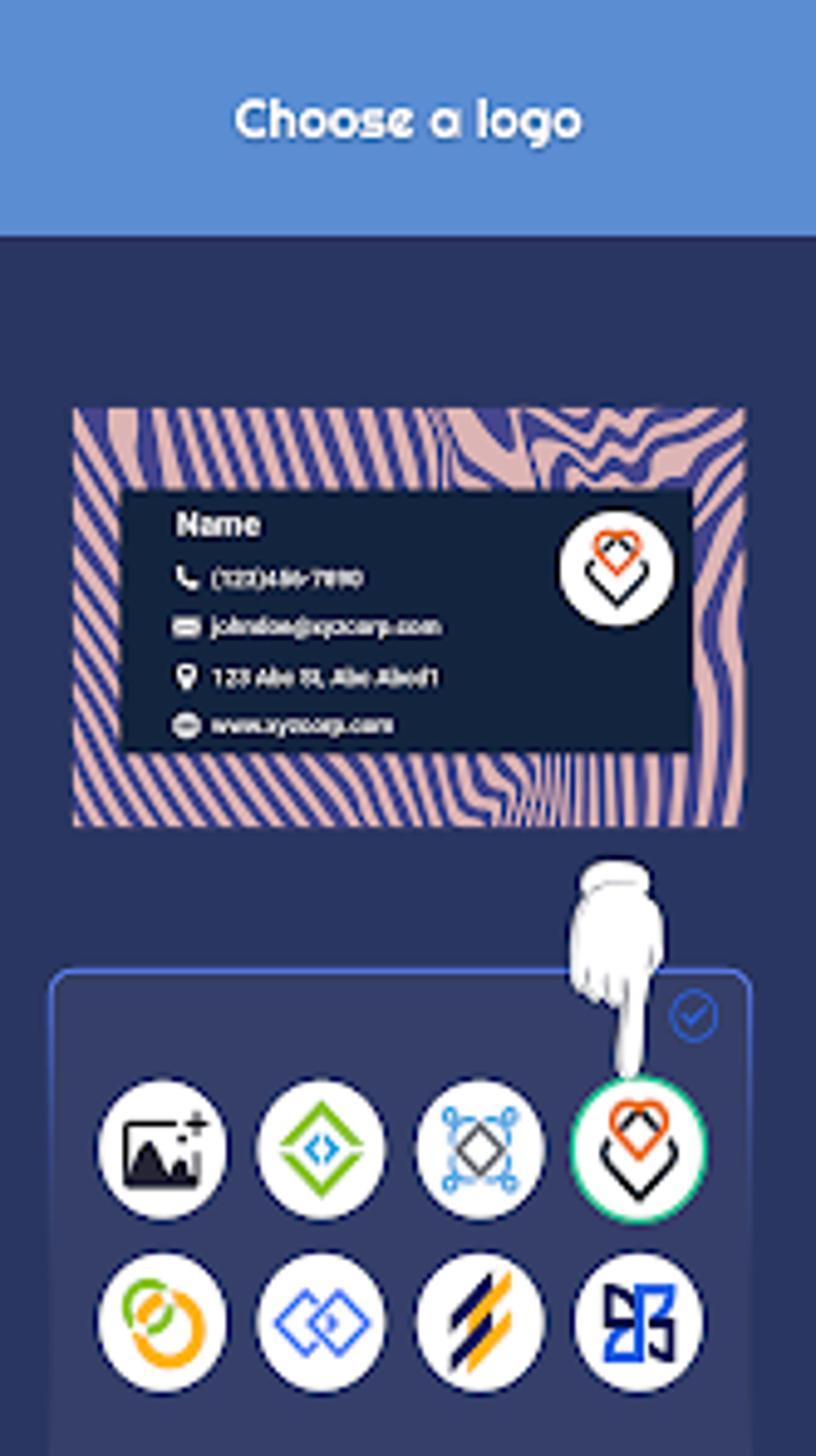 Android için Business Card design - Fast - İndir
