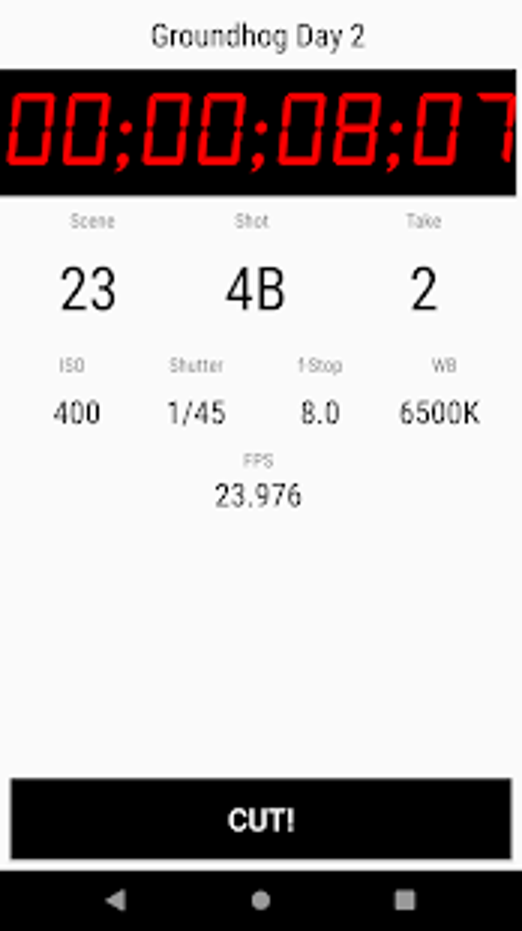 Clean Slate Clapperboard for Android - Download