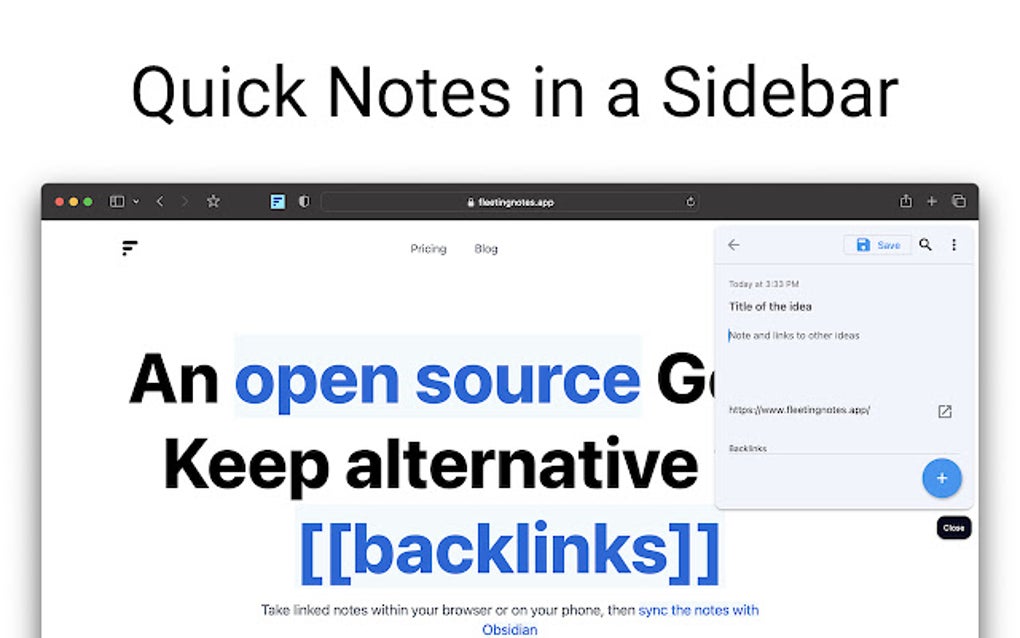Fleeting Notes for Google Chrome - Extension Download