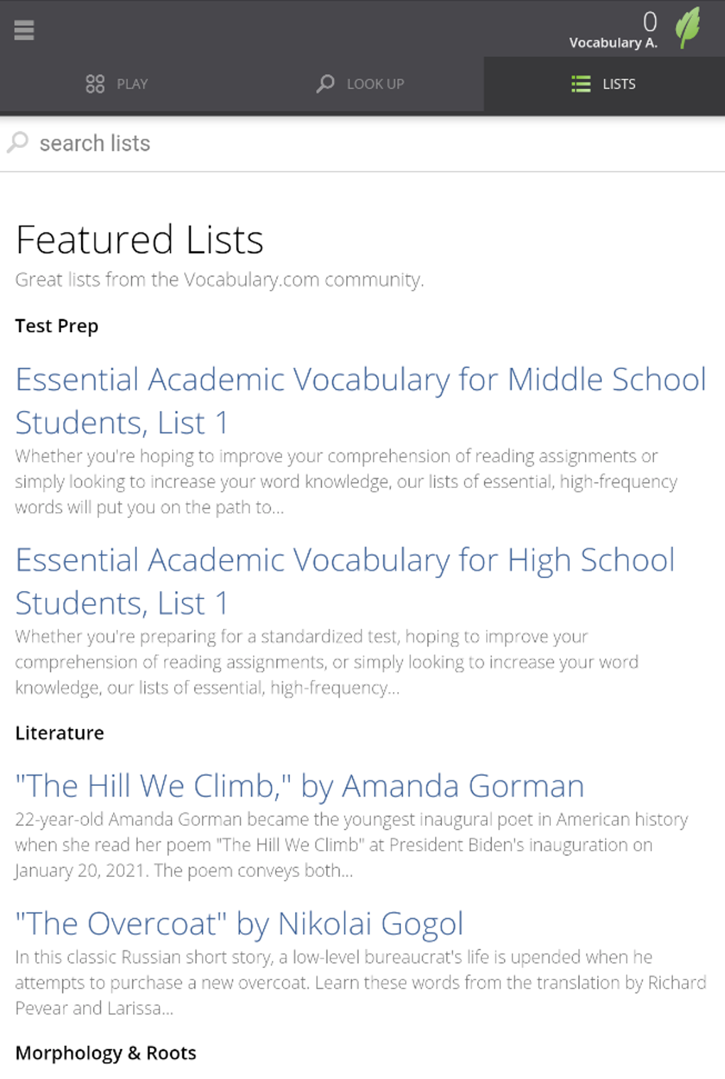 Vocabulary.com for Android - Download