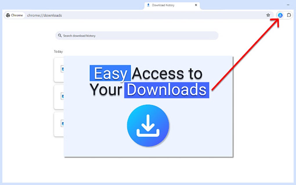 Downloads para Google Chrome - Extensión Descargar