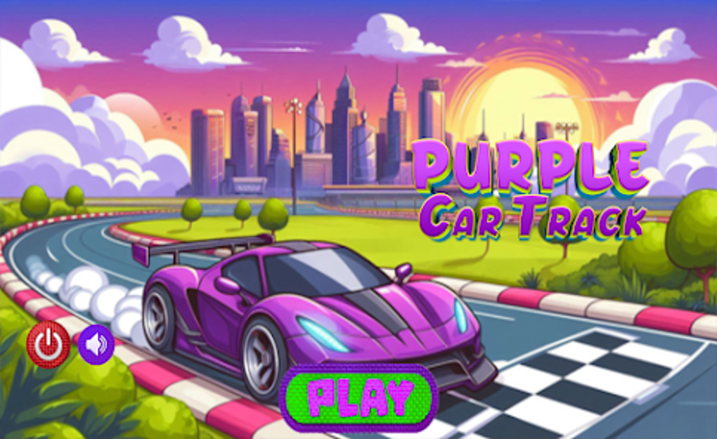 Purple Car Track Game para Android - Descargar