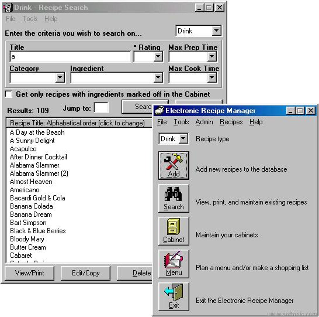Electronic Recipe Manager - Descargar